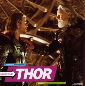Chris Hemsworth ed Anthony Hopkins nella nuova foto di "Thor" | CineZapping